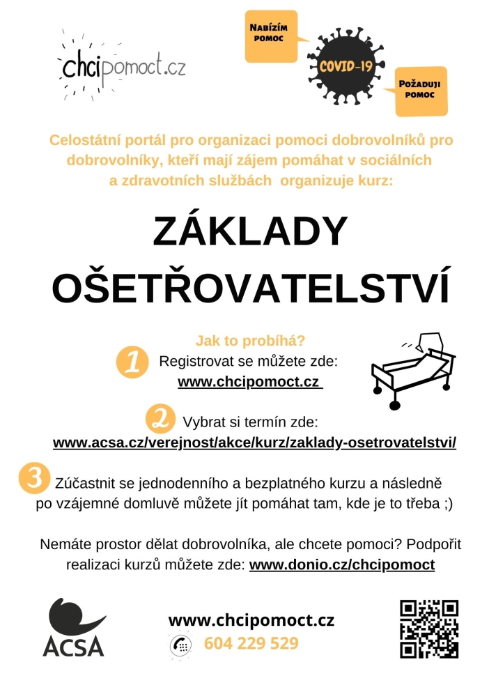 Kurz naučí dobrovolníky základy ošetřovatelství | Královehradecký kraj